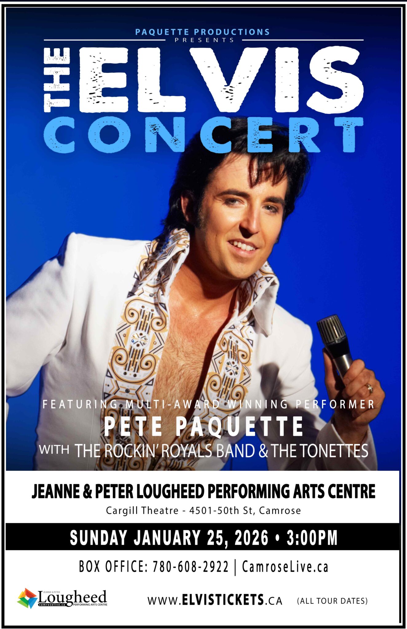 The Elvis Concert - Jeanne & Peter Lougheed Performing Arts Centre